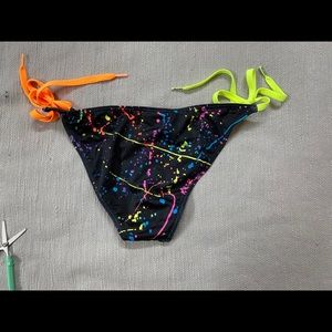 Swim | Paint Splatter Bikini Bottoms | Poshmark